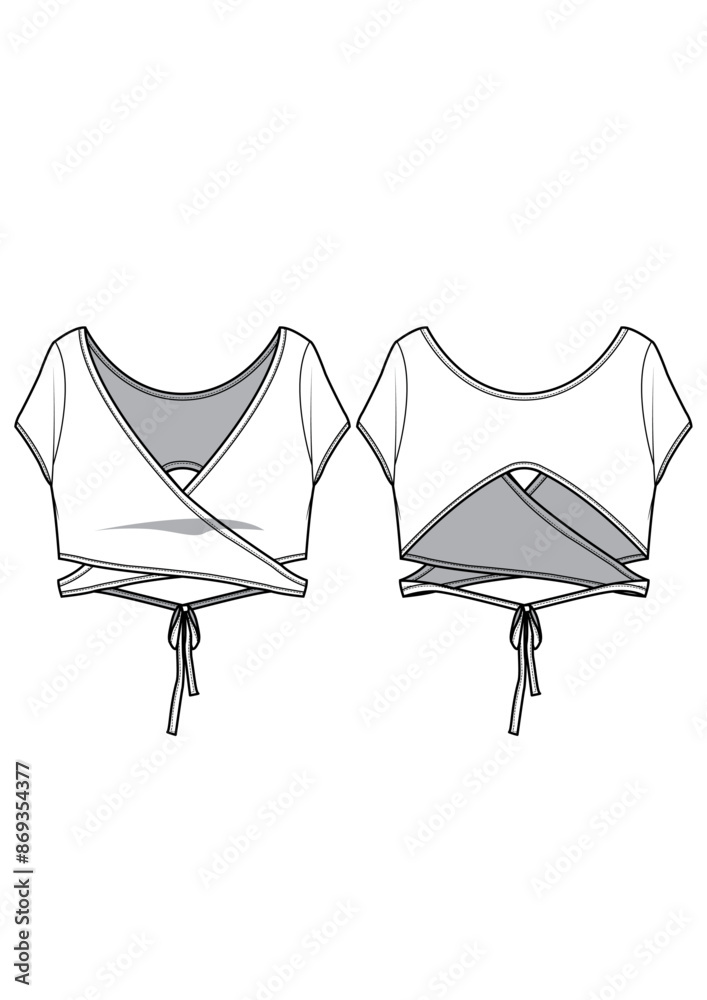 technical drawing / flat sketch /CAD / ADOBE Illustrator vector digital ...