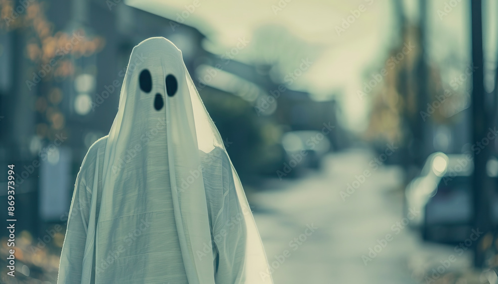 PTSD is a haunting ghost: Picture a ghostly figure following a person ...