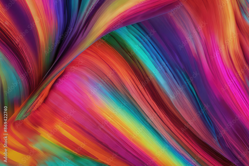 Vibrant, polychromatic texture enveloping the entirety of a 16:9 aspect ...