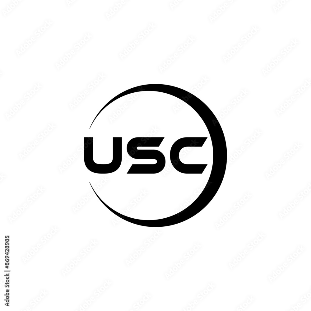 USC Letter Logo Design, Inspiration for a Unique Identity. Modern ...