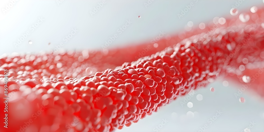 Detailed medical description of significant arterial plaque causing ...