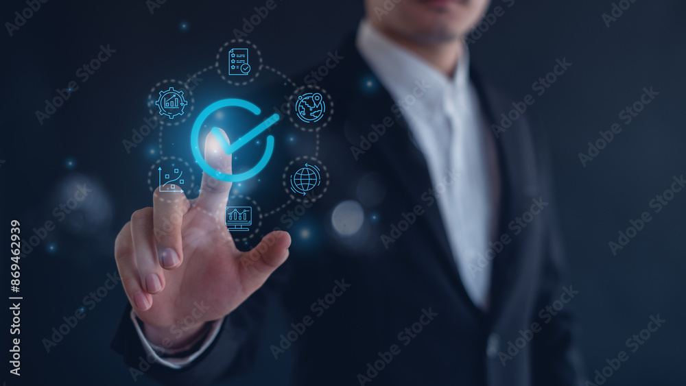 Standardization concept, Guarantee, Standards, ISO certification and ...