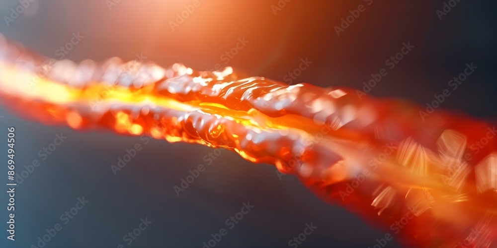 Cardiology image of atherosclerosis in coronary arteries with plaque ...