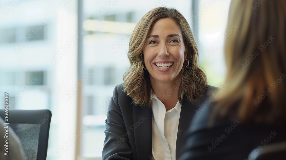 Human resources concept. The human resources manager is conducting an ...