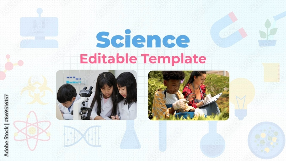 Multi Purpose Images and Text School Template Stock Template | Adobe Stock