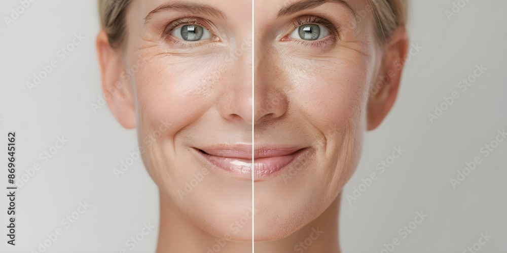 Comparison of anti-aging skin treatments for a woman in her 40s ...