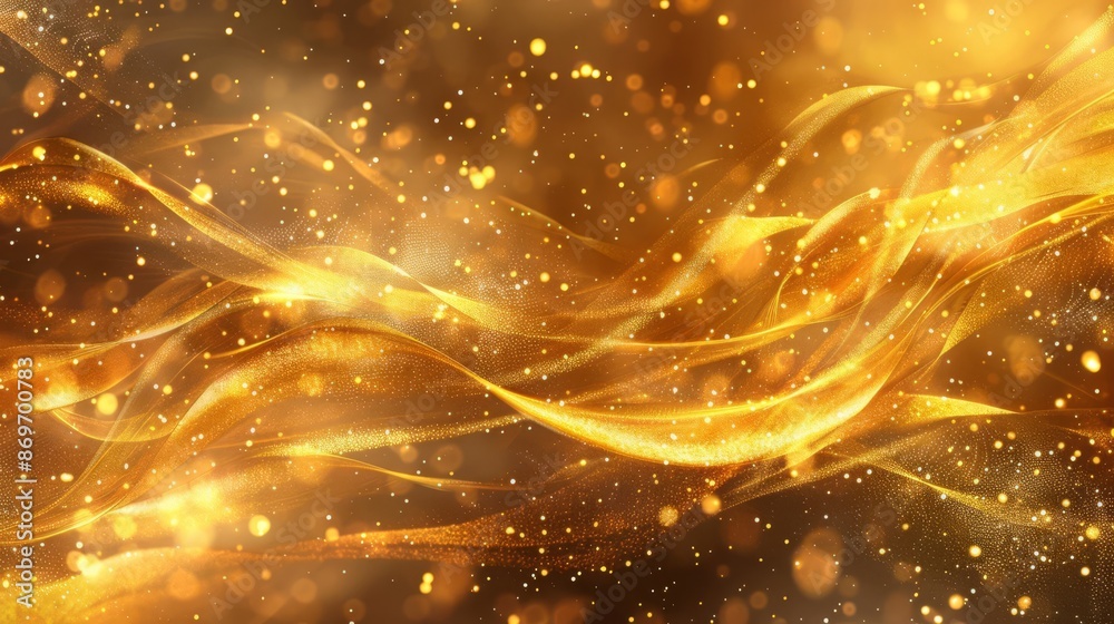 Refined gold background with subtle waves and sparkles, tailormade for ...