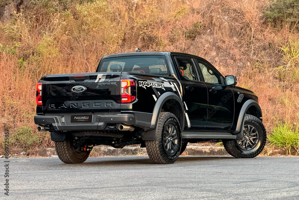 Foto de Ford F-150 Raptor rear view, Full size pickup truck rear three ...