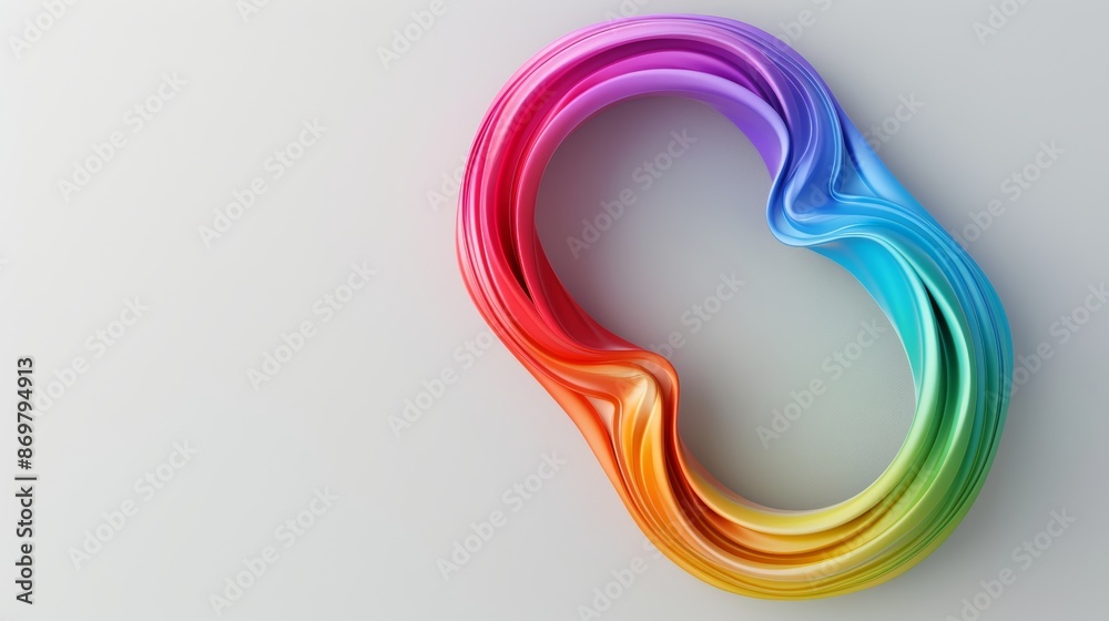 Autism Awareness background featuring rainbow-colored infinity symbol ...
