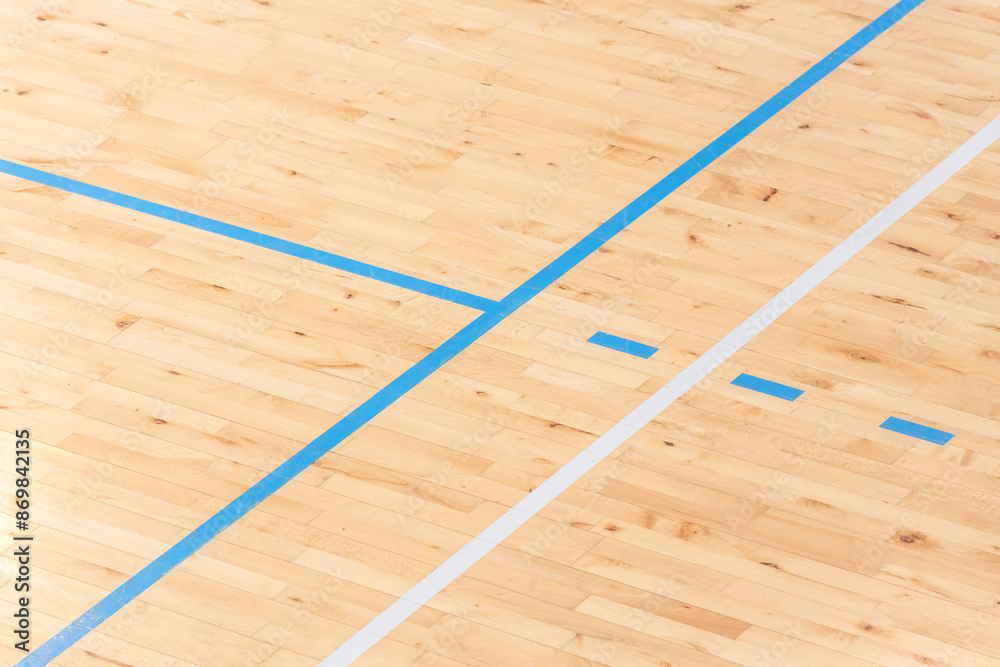 Wooden floor basketball, badminton, futsal, handball, volleyball ...