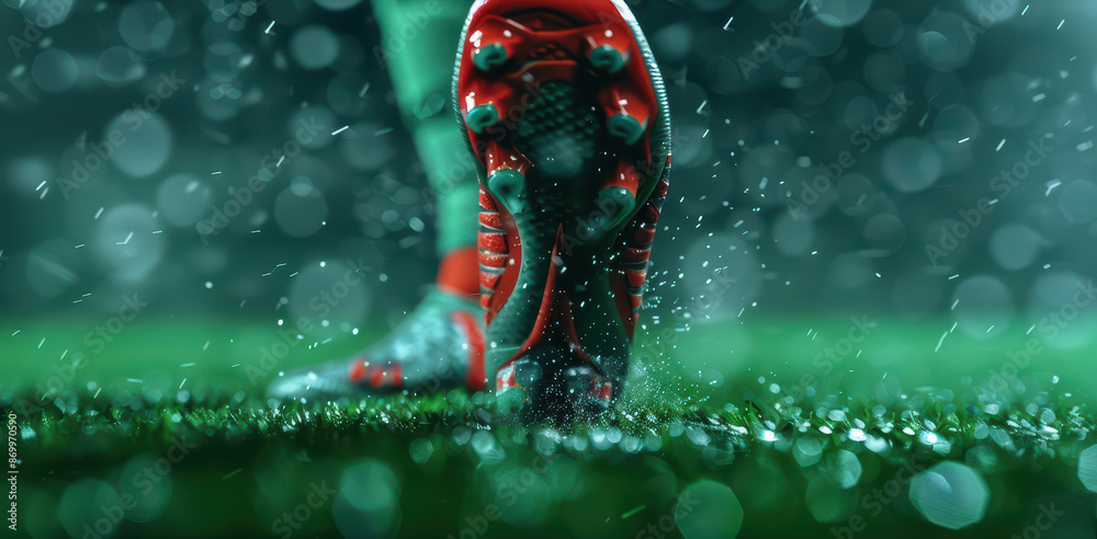 Soccer players equipped with enchanted boots that grant supernatural ...