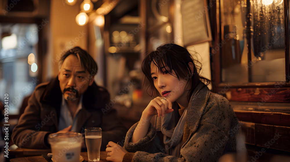 Secret Rendezvous: An Emotional Glimpse into an Affair in a Dimly Lit ...