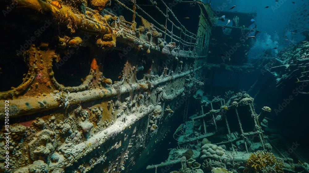 In the heart of the sea, hidden wonders abound, from colorful coral ...