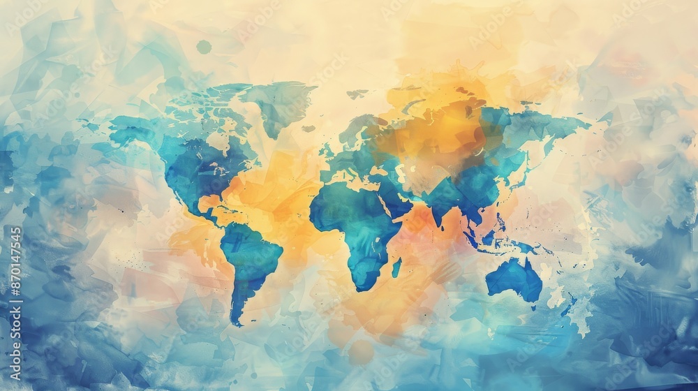 Global Compassion: World Map Design for International Mental Health Day ...