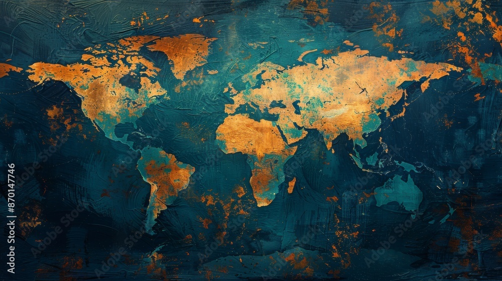 Global Compassion: World Map Design for International Mental Health Day ...