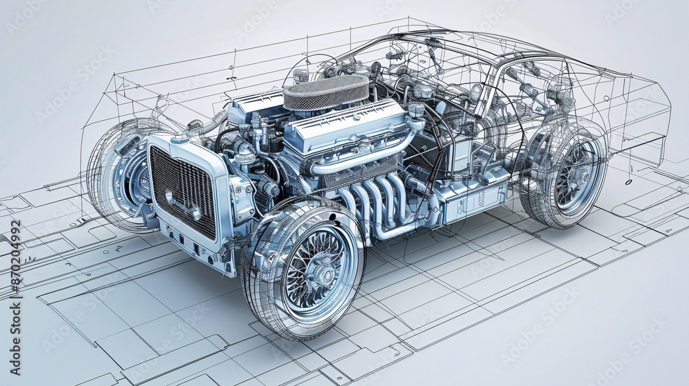 Technical Mastery: Visual Guide to Car Engine Anatomy and Functionality ...