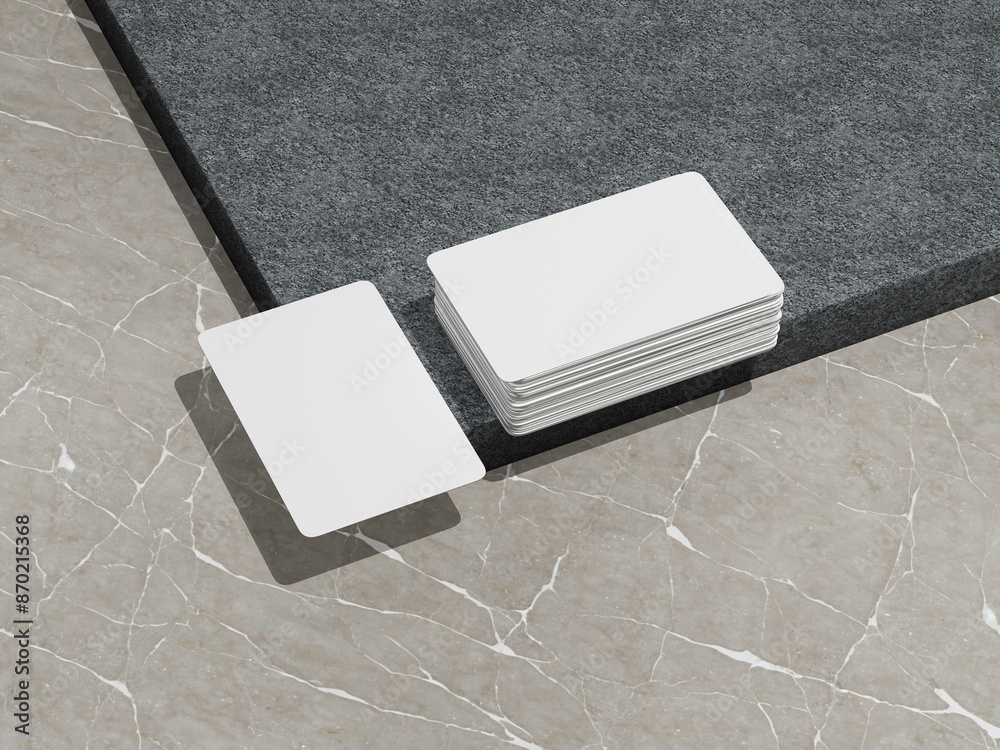 3D rendering Business and ID Card Mockup for the best presentation of ...