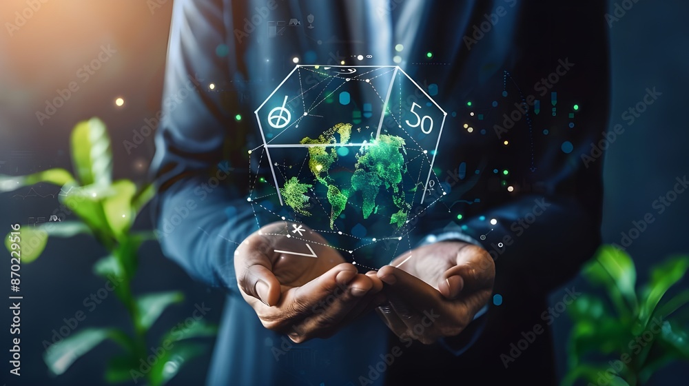 LCA, Life cycle assessment concept. Carbon footprint evaluation and ...