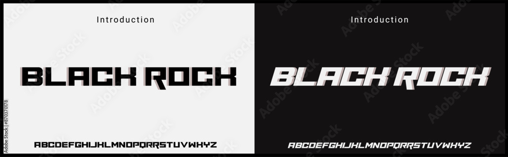 Modern bold alphabet font. Typography urban style vector fonts for ...