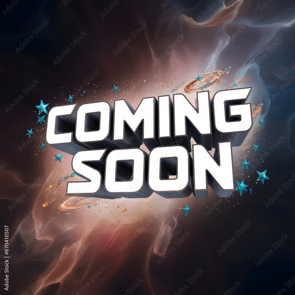 Coming soon 3d text logo. coming soon banner, template, poster. Bold 3d ... Coming soon 3d text logo. coming soon banner, template, poster. Bold 3d ...
