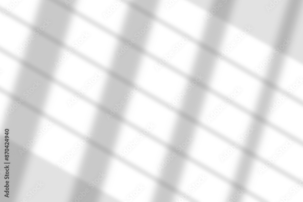Shadow from light window. Window shadow effect. Reflect sun beams on ...