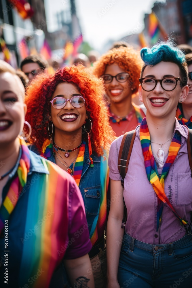 A group of friends of different genders, sexualities, and backgrounds ...