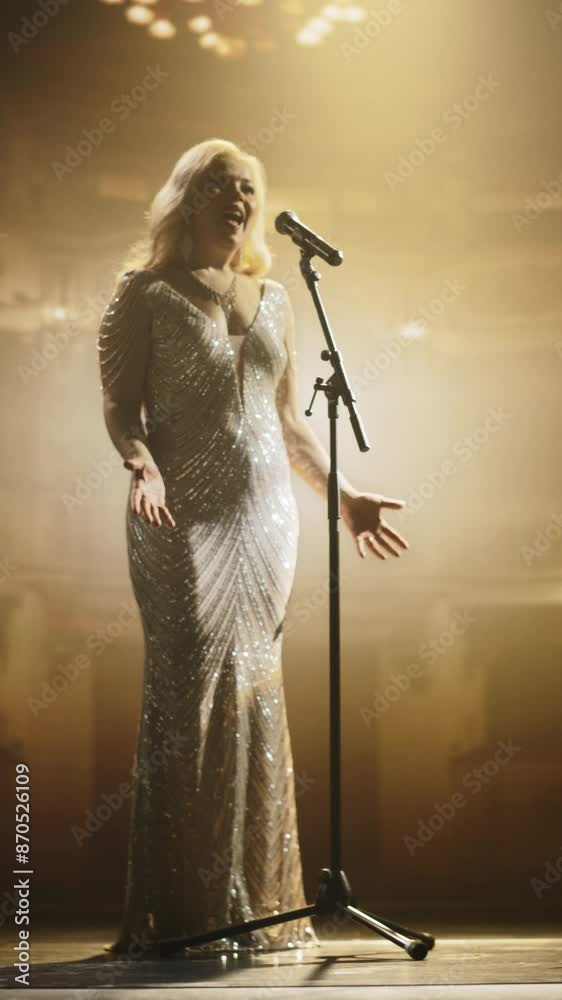 Vertical Screen: Opera Singer Captivates the Audience With Her ...
