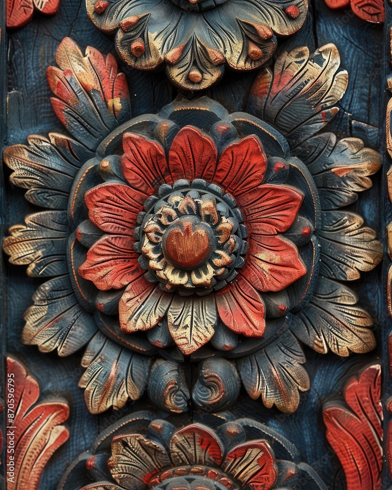 High resolution close-up of Indian Brahma texture, wooden texture ...