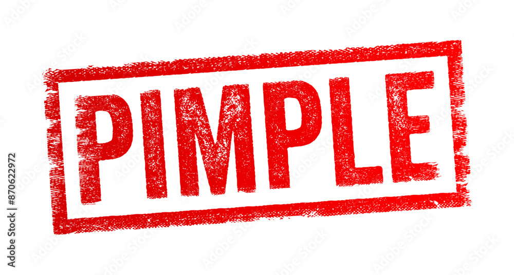 Pimple - is a small, raised bump on the skin that is often inflamed and ...