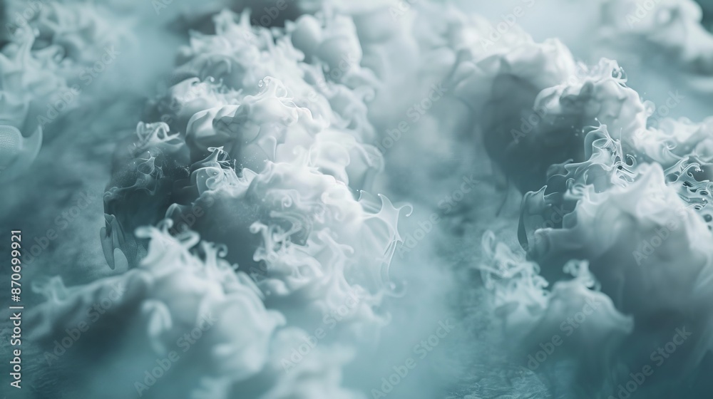 Using the screen blending mode, create a realistic dry ice smoke effect ...