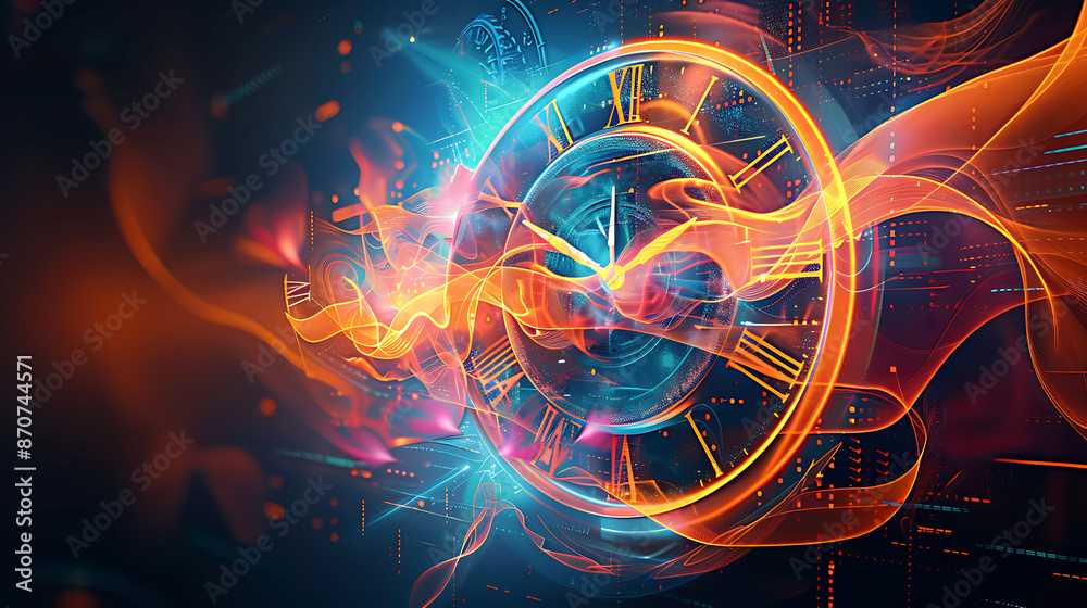 The concept of time through the use of clock motifs and time travel ...