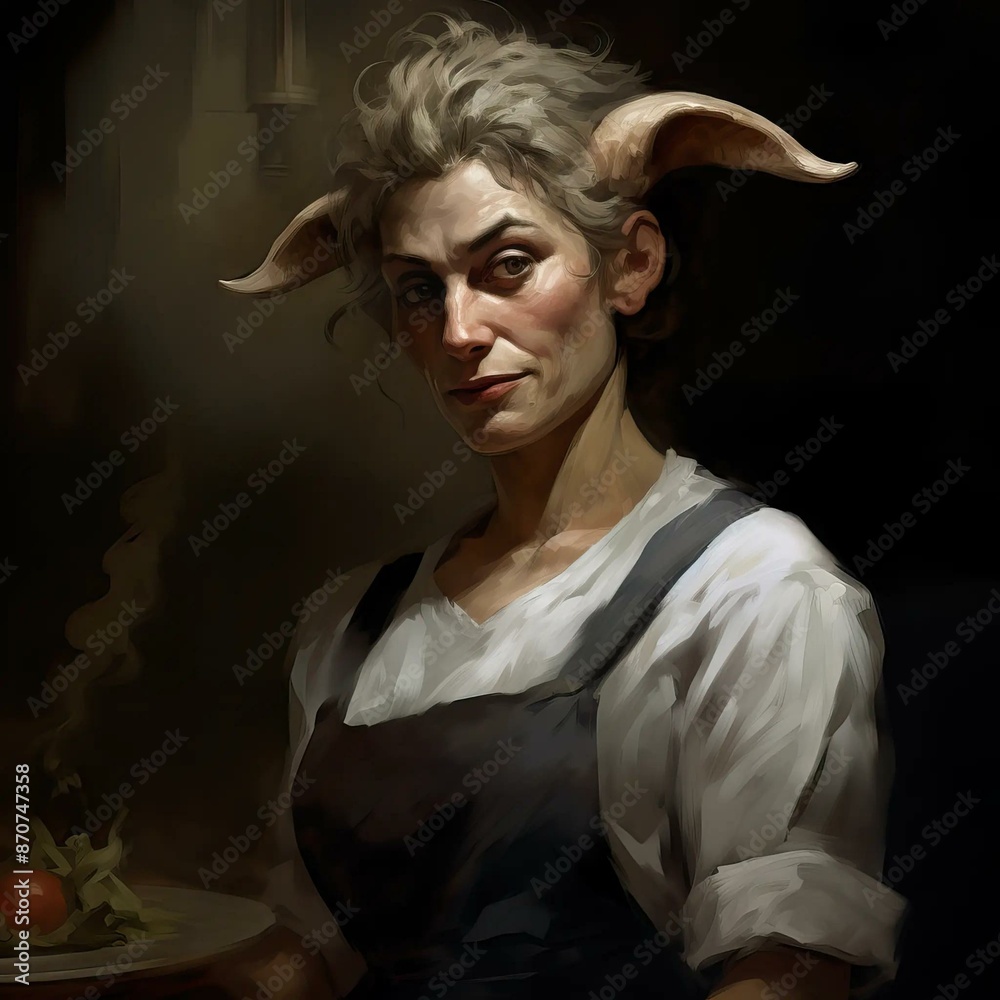 satyr, chef, forest, fantasy, character, illustration fantasy ...