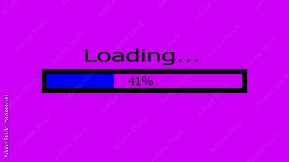 Loading Progress Bar Moving , Simple Loading bar screen progress animation.Best loading icon ...