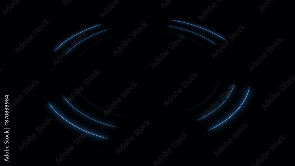 Radio wave signal. Colors award background waves animation come from ...