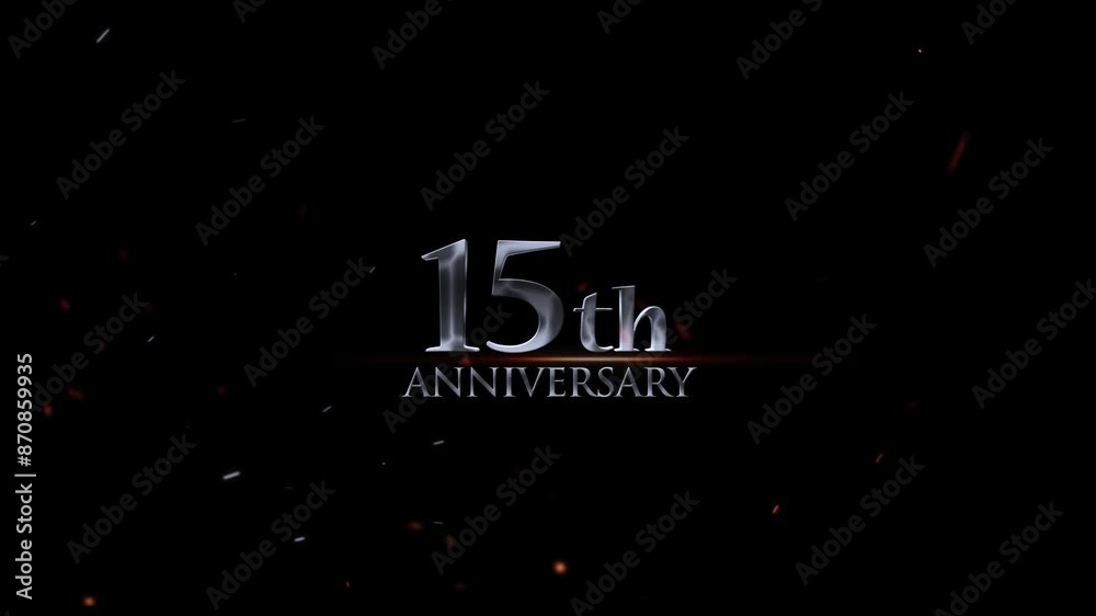 Happy 25th Anniversary Animation Text, Celebration 16th Happy ...