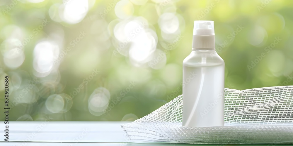 Using insect repellent spray and mosquito net to prevent bug bites ...