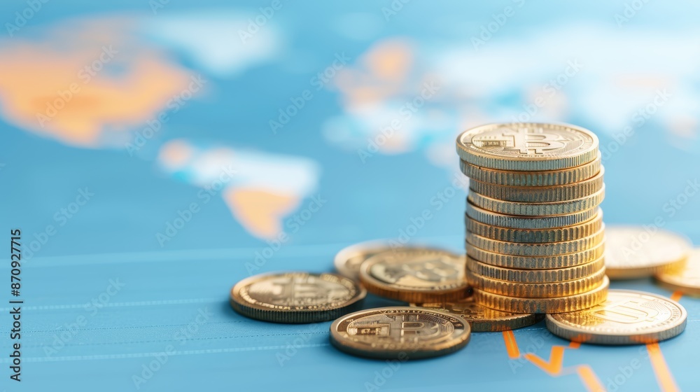 Global currency exchange trends, Dynamic infographic showcasing the ...