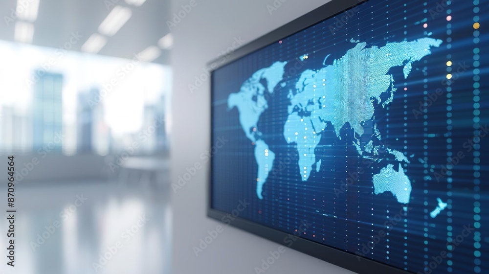 Eye-Level Angle, multinational corporation headquarters, global ...