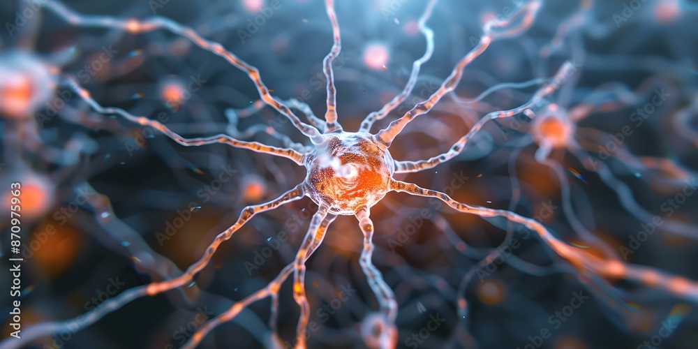 Animating the pulsating energy within a neuron cell. Concept Neuron Cell Activity, Pulsating ...