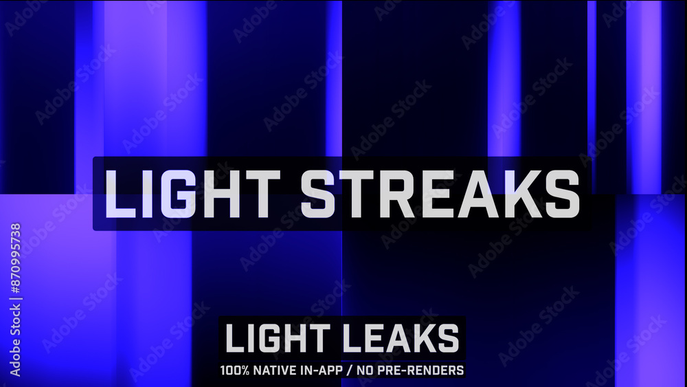 Light Streaks Organic Light Leaks Motion Overlays Stock Template ...