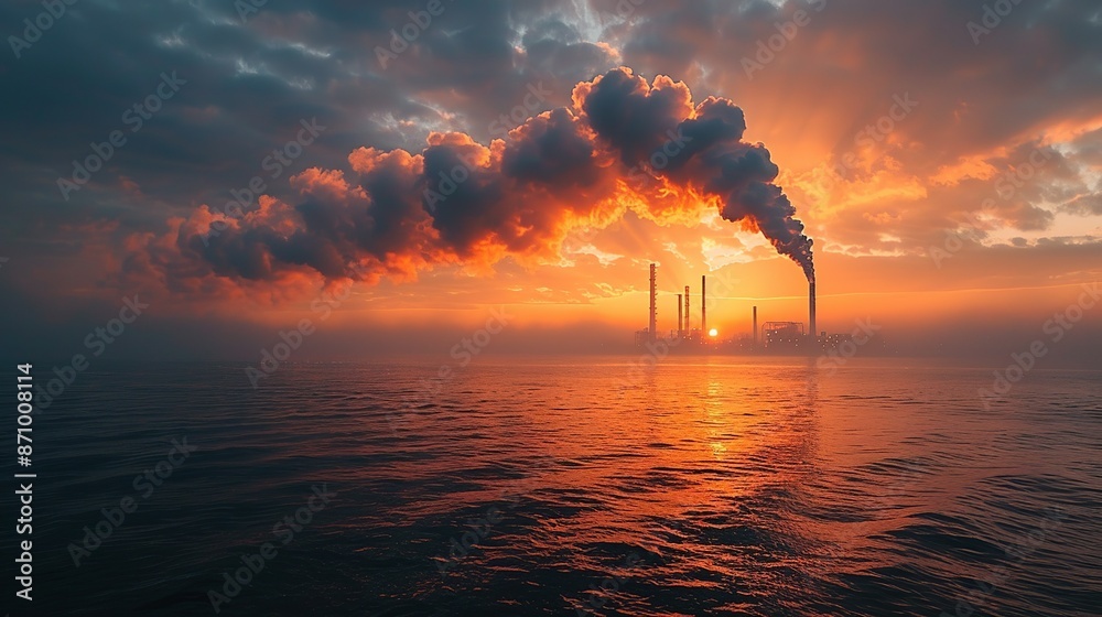 Realistic photo of Clean Air Act compliance documentation, highlighting ...