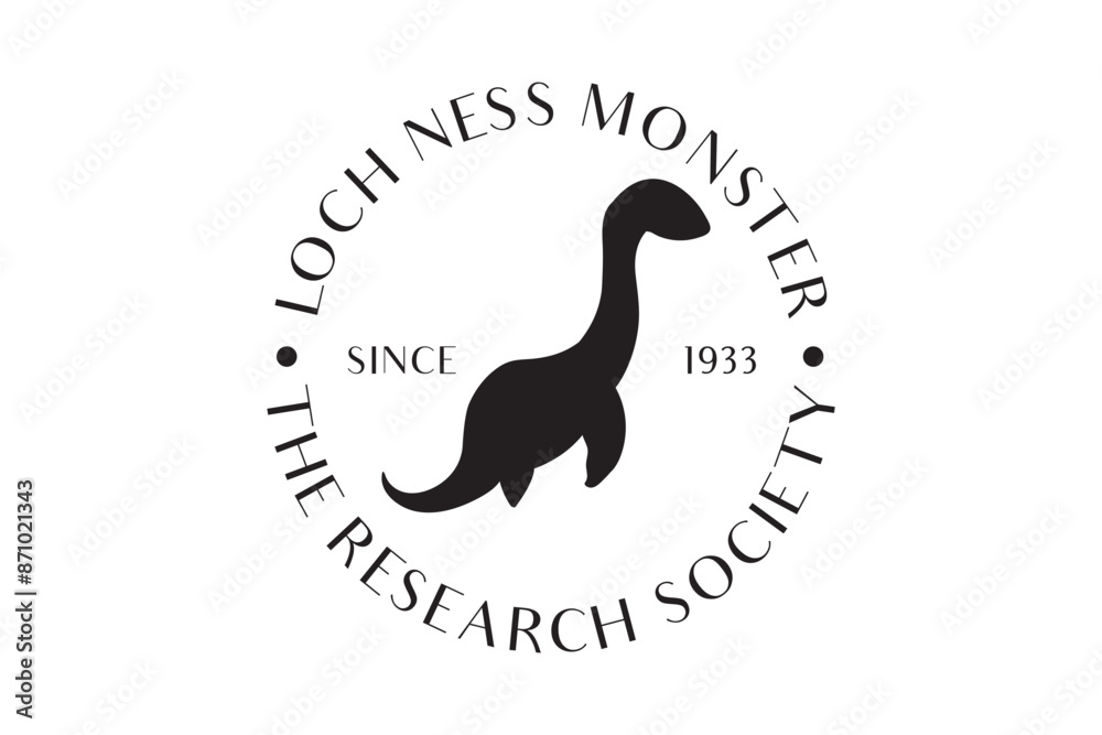 Loch Ness Monster svg, Nessie svg, Split monogram svg, Lochness SVG ...