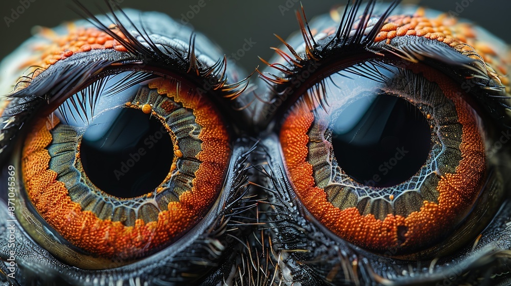 Comparative anatomy of insect and mammalian eyes, highlighting ...
