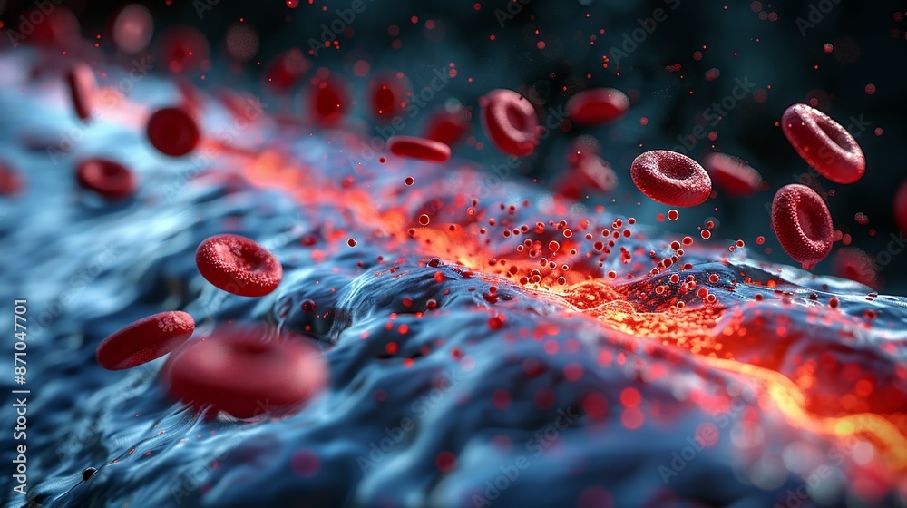 Visual explanation of blood clotting mechanisms, including platelet ...