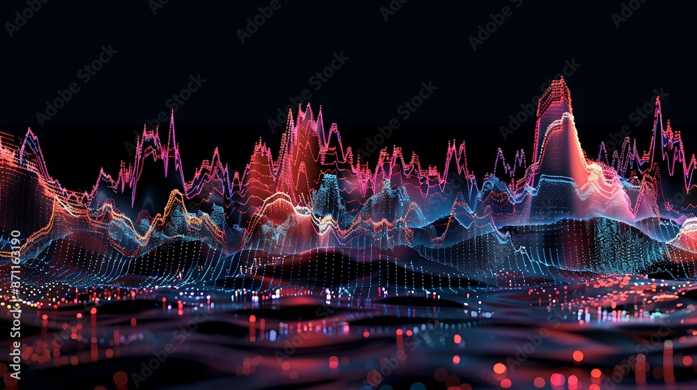 Visual representation of sector performance in the stock market, with ...