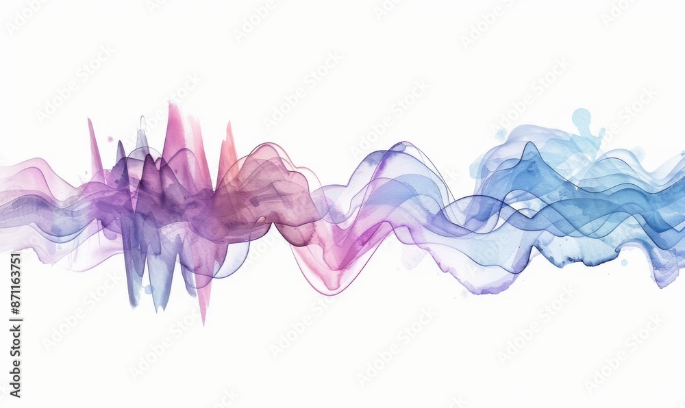 Line wave music sound one noise audio frequency icon signal podcast ...