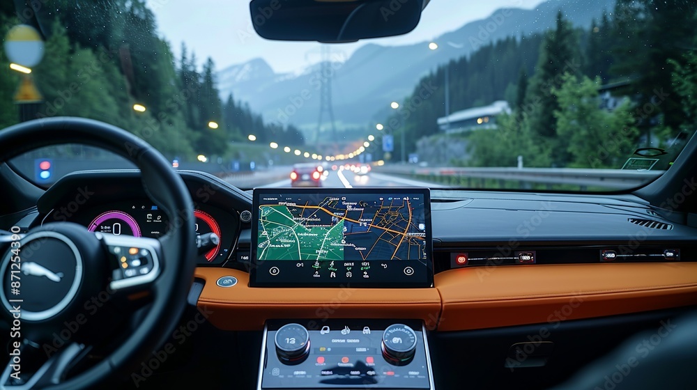 Graphic explaining the role of AI in autonomous vehicles and self ...