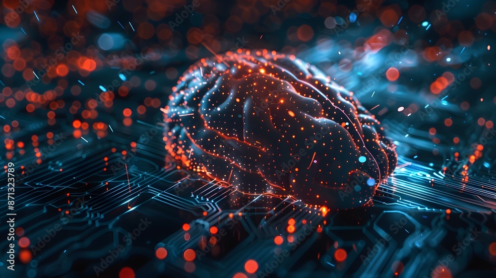 Discover the striking visuals of AI and machine learning concepts ...