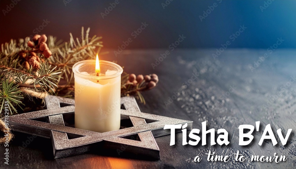 Tisha B'va Poster Design. Day of mourning for tragedies across Jewish ...