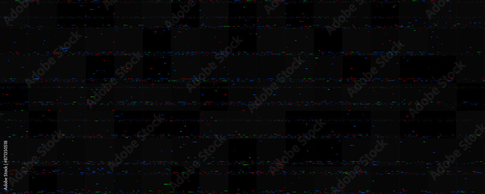 Static RGB noise lines. Interference texture. Glitch vhs pixel noise ...